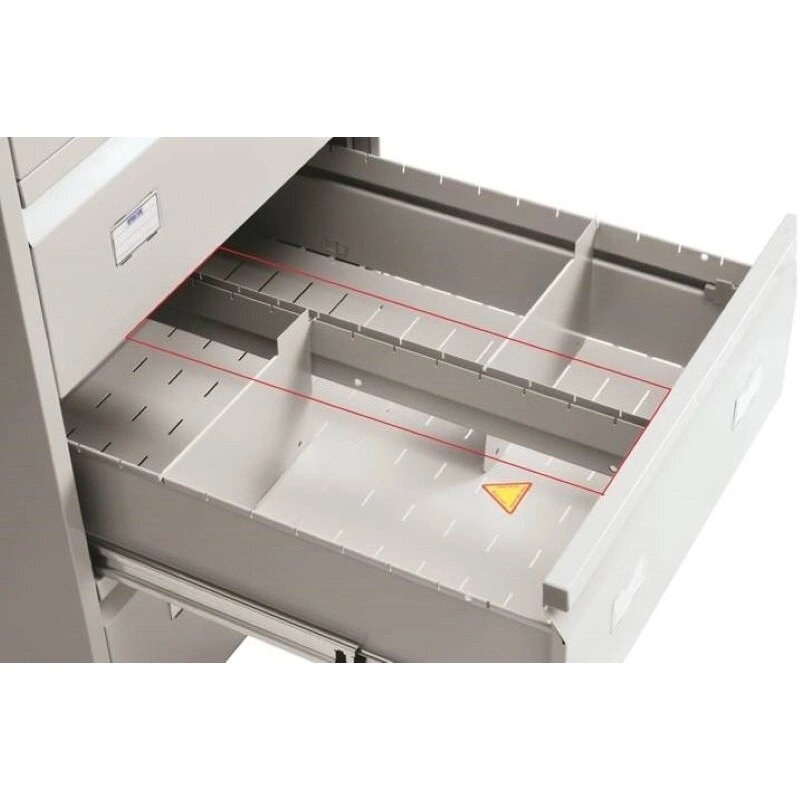 Картотека практик разделитель продольный AFC-06 (6шт/упак).