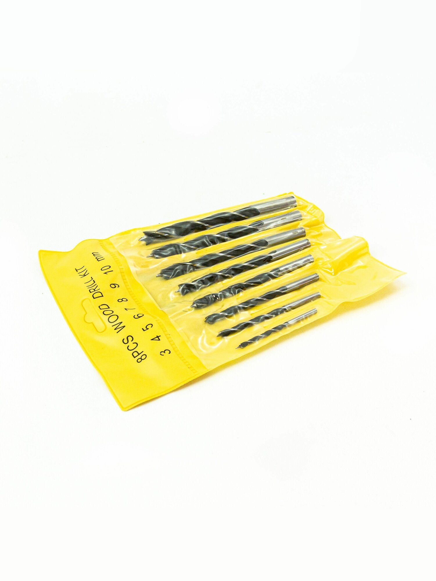 Набор сверл по дереву, 3-4-5-6-7-8-9-10 мм, 8 шт, цилиндрический хвостовик Sparta 702125