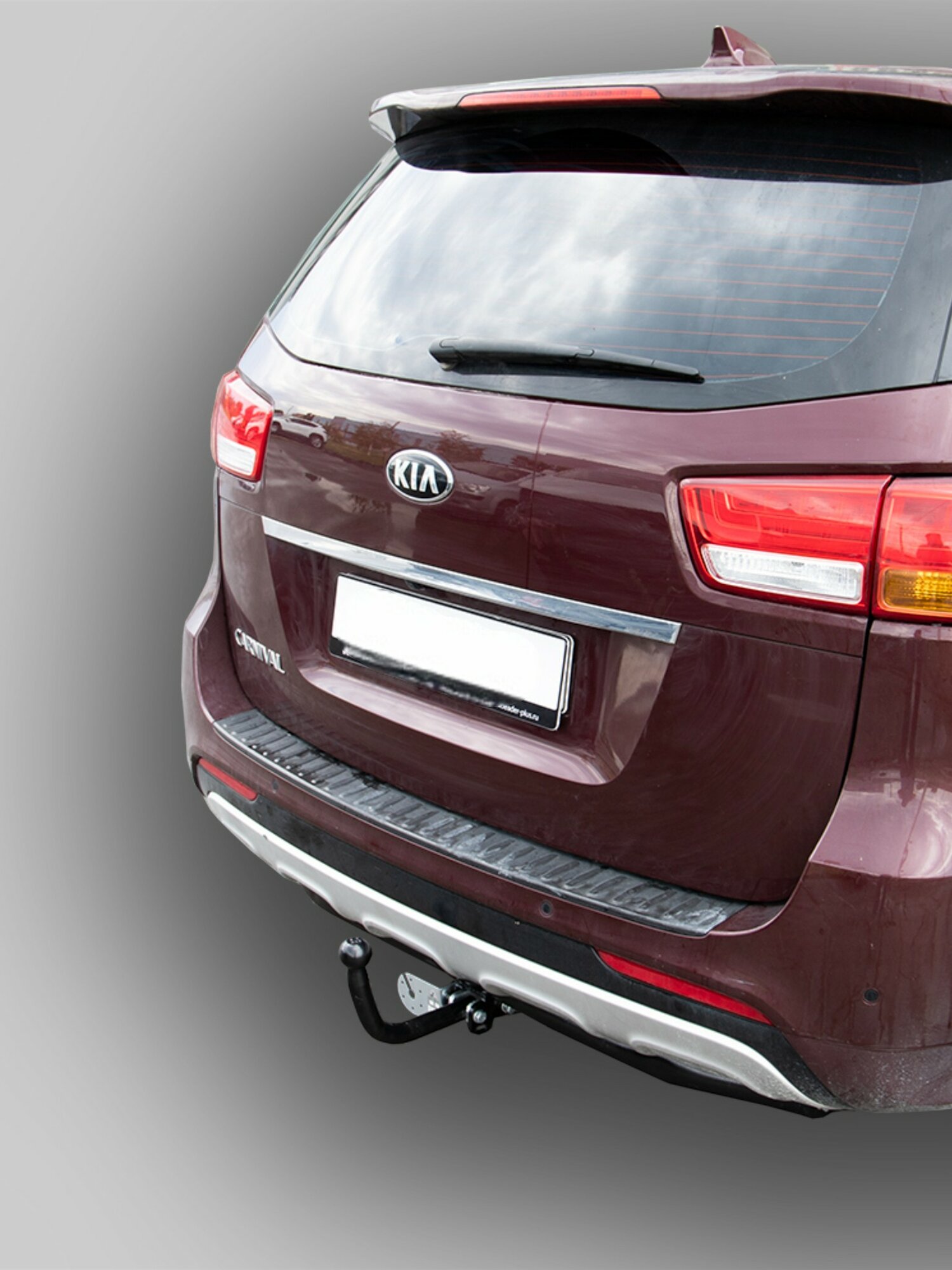 Фаркоп (тягово-сцепное устройство) Лидер Плюс на Киа Карнивал 2014-2021, Leader Plus, K133-A