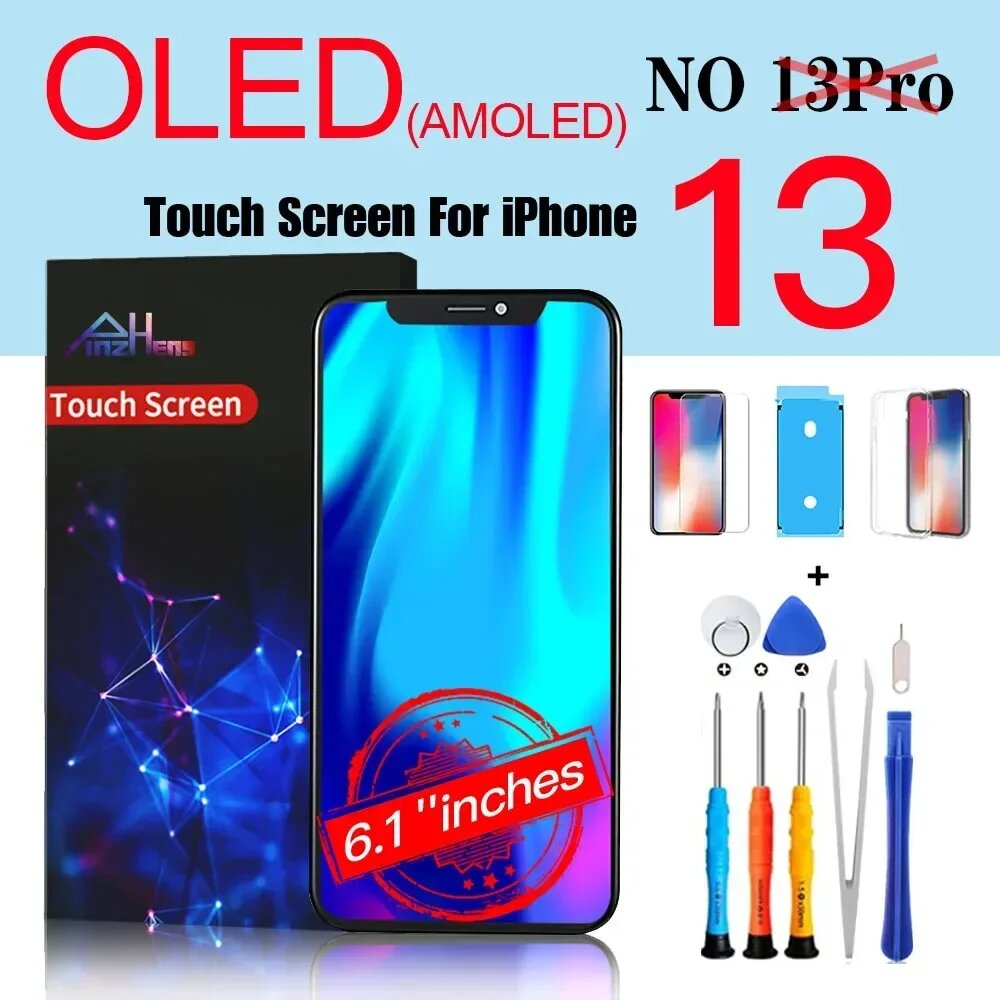 PINZHENG Высококачественный дисплей INCELL LCD OLED OEM AMOLED для iPhone XS MAX X XR AMOLED For i13