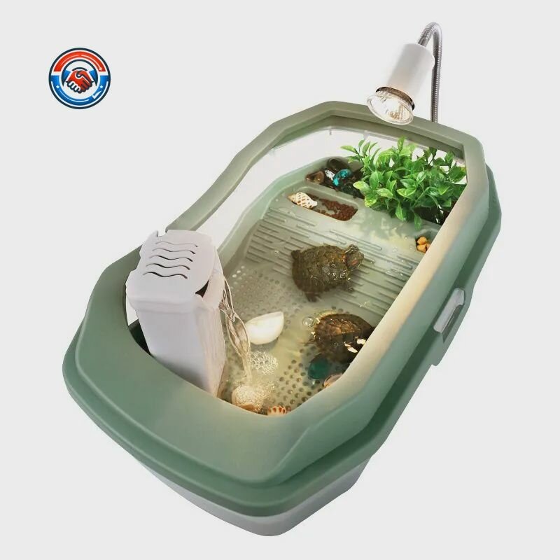 Аквариум для дома и офиса, прозрачный стеклянный аквариум-цилиндр, уютный декор для рыбок и растений, компактный и стильный аквариум на подставке