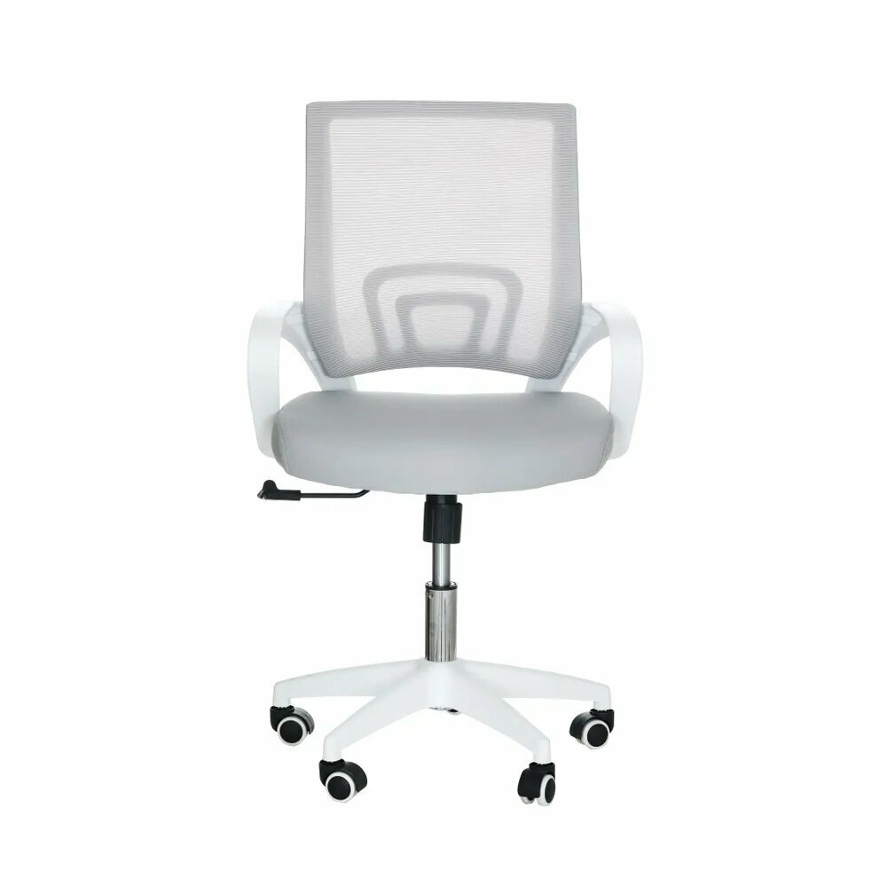 Smart bird Детское компьютерное кресло, Компьютерное офисное кресло, Детское рабочее кресло , Бел ➕ светл-сер, обивка сетки/ткани