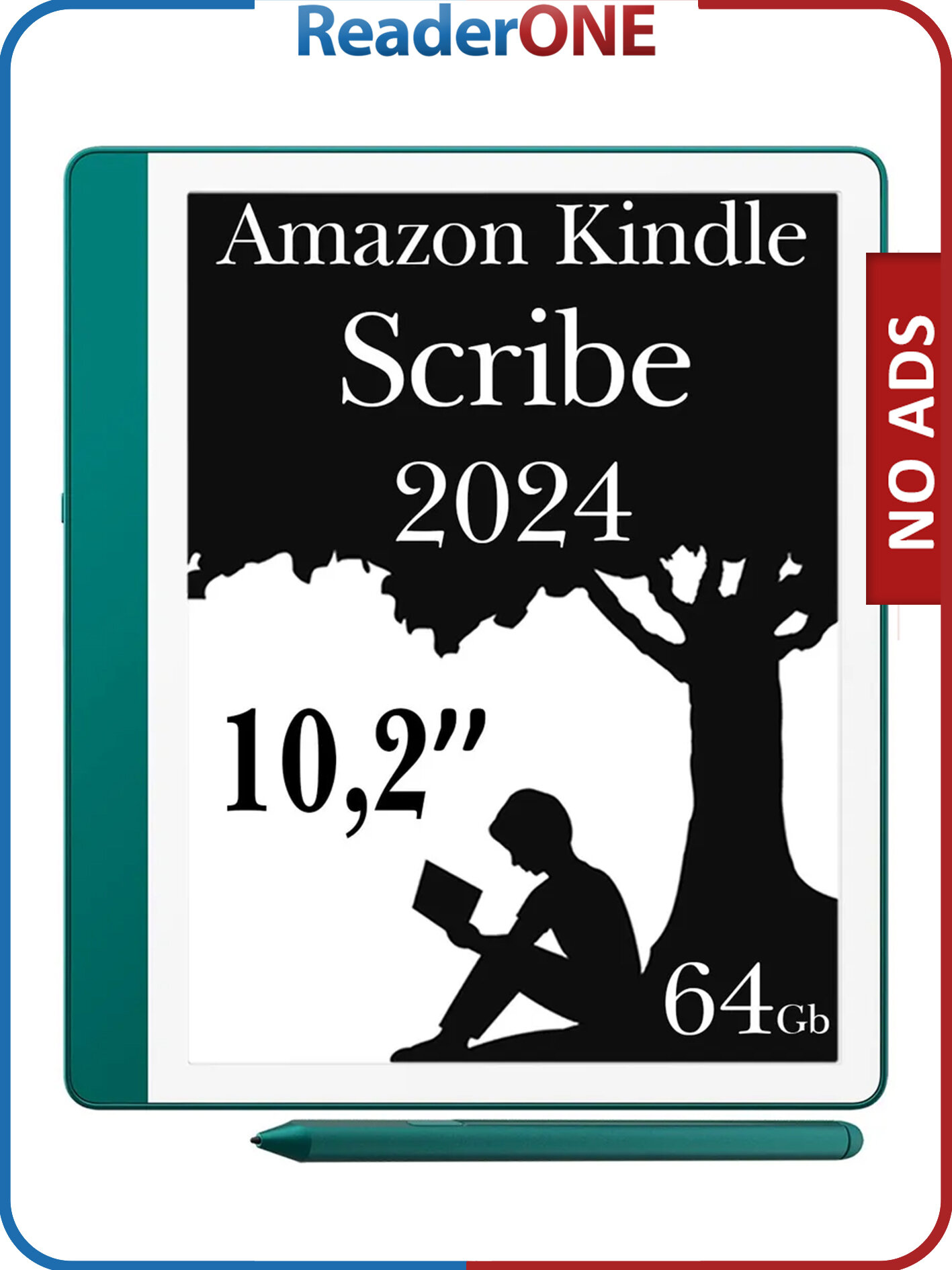 Электронная книга Amazon Kindle Scribe 64Gb, 10,2", 2024, Jade