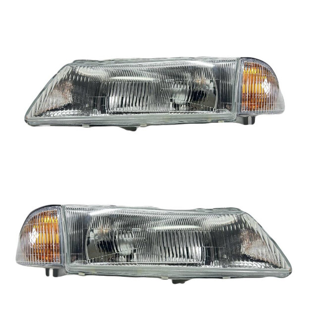 Блок фары комплект правая и левая Daewoo Nexia N-100 c повторителем поворота