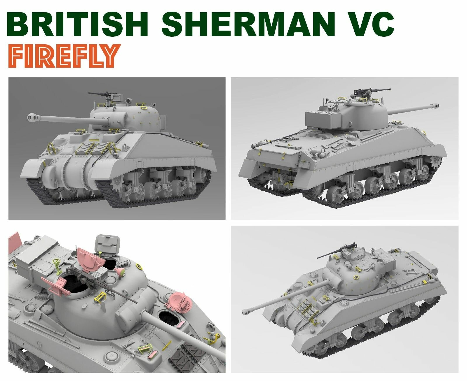 RFM RM-5038 1/35 британский Sherman VC Фэйрфлай