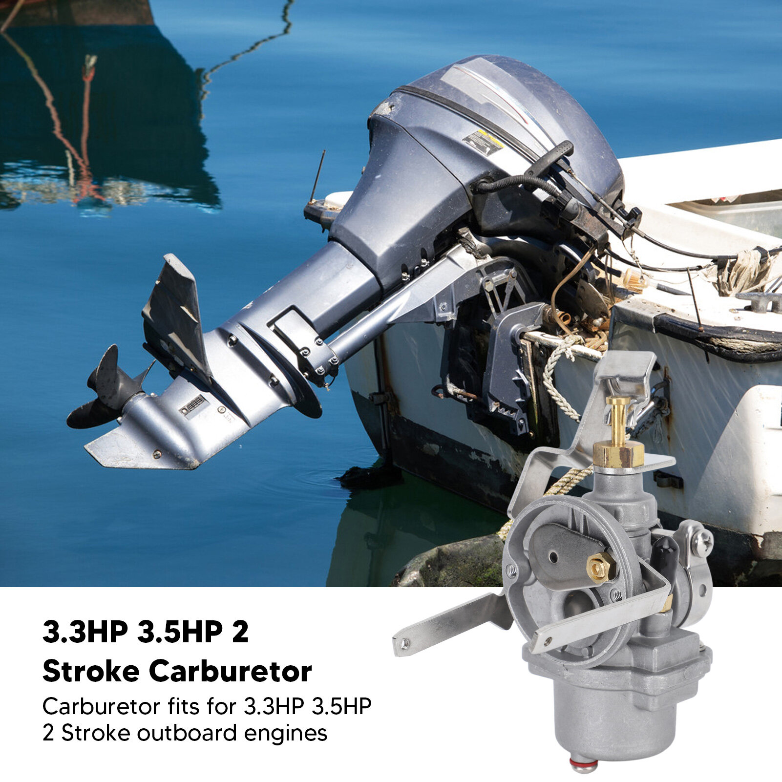 Лодочный подвесной мотор, карбюратор, карбюратор 3F0 03100 4 3D5 03100 для подвесного лодочного двигателя 3,3 л. с. 3,5 л. с, 2-тактный лодочный двигатель