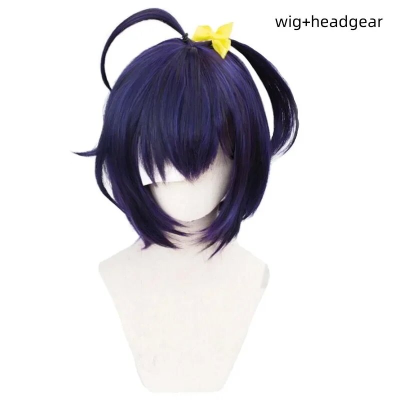 Max Anime Takanashi Rikka Косплей костюм Один размер, wig headgear