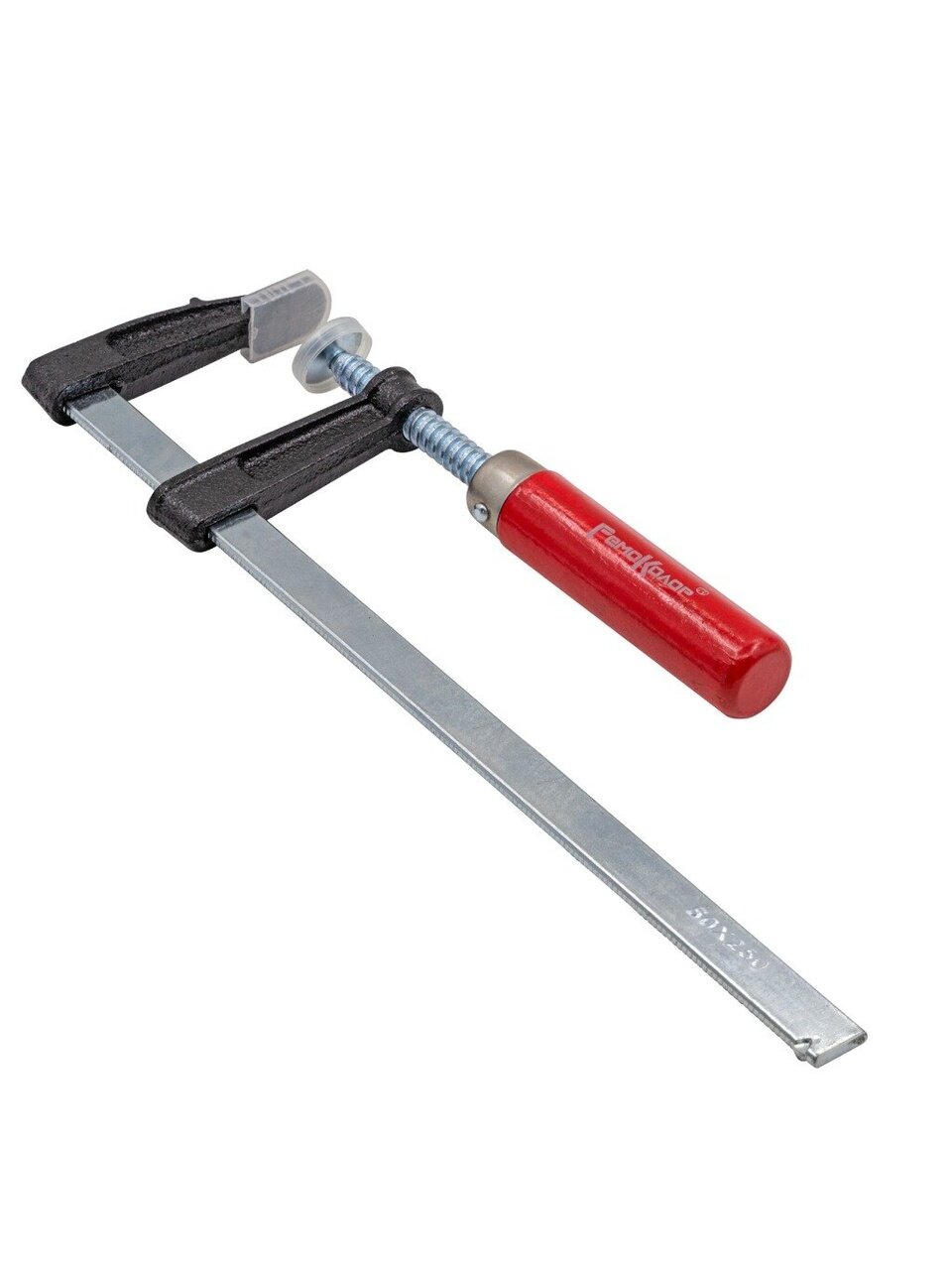 Струбцина F-образная РемоКолор 44-0-025 250 мм x 50 мм для фиксации, Китай