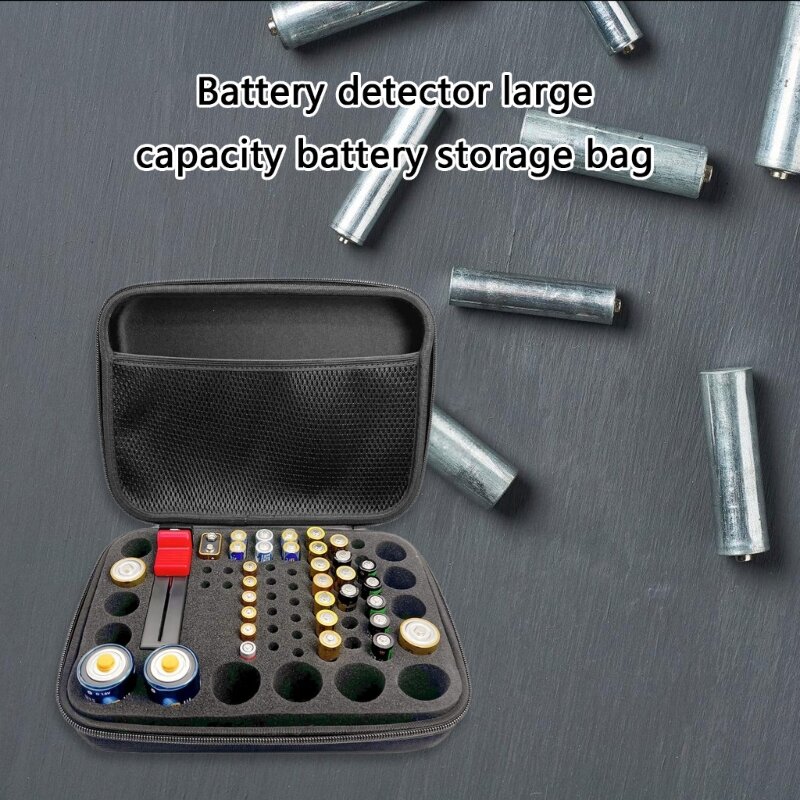 Сумка для хранения батареи AA AAA battery detector сумка для хранения батареи большой емкости