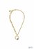 Колье LAMALA & LAFEA, кристаллы Swarovski, длина 50 см, фиолетовый
