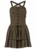 Платье Edun Pleated dress, размер 44, разноцветный