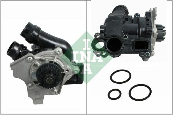 Насос водяной в сборе AUDI A3/A4/A5/A6/A8/Q3/Q5/GOLF V/VI 1,8-2,0TFSI 04- Ina арт. 538036210