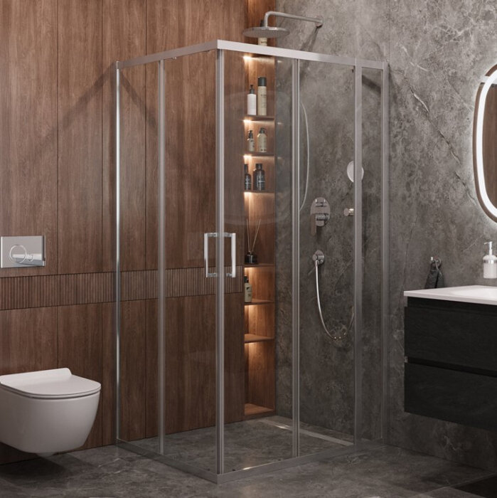 Душевой уголок Cezares Molveno AH 21 90+20 C Cr IV