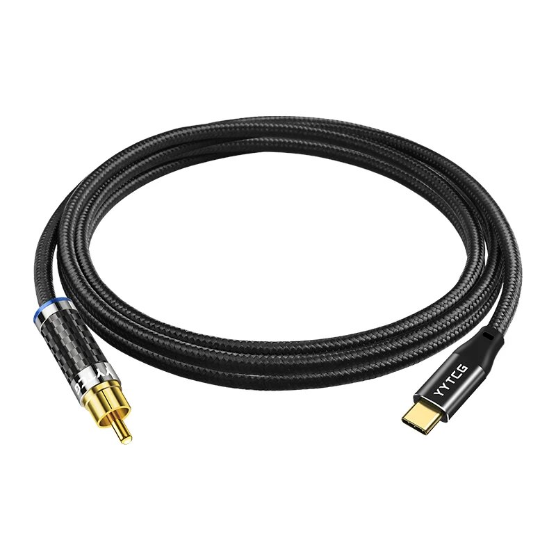 YYTCG Аудиокабель Type-C к RCA 0.5m