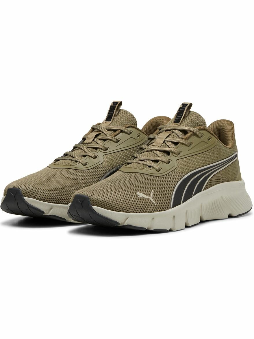Кроссовки PUMA FlexFocus Lite Modern, полнота F (EU)/ на среднюю стопу, размер 10,5 UK, зеленый/бежевый