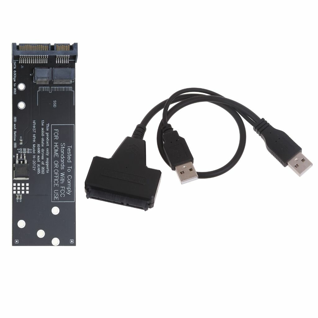 Удлинитель кабеля,2012 Жесткий диск Apple к SATA + USB-кабелю для передачи данных
