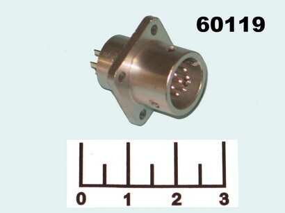Разъем 7pin штекер в панель XS12-7