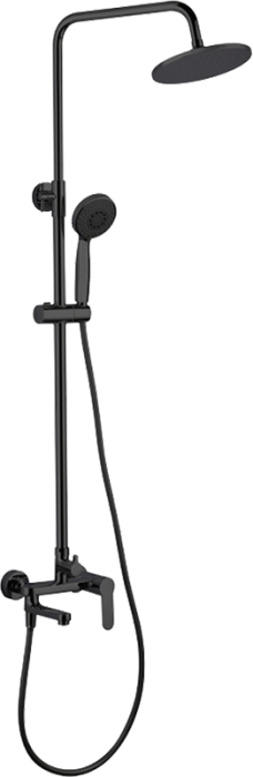 Душевая стойка Aquanet Passion AF300-72-R-B, чёрная матовая