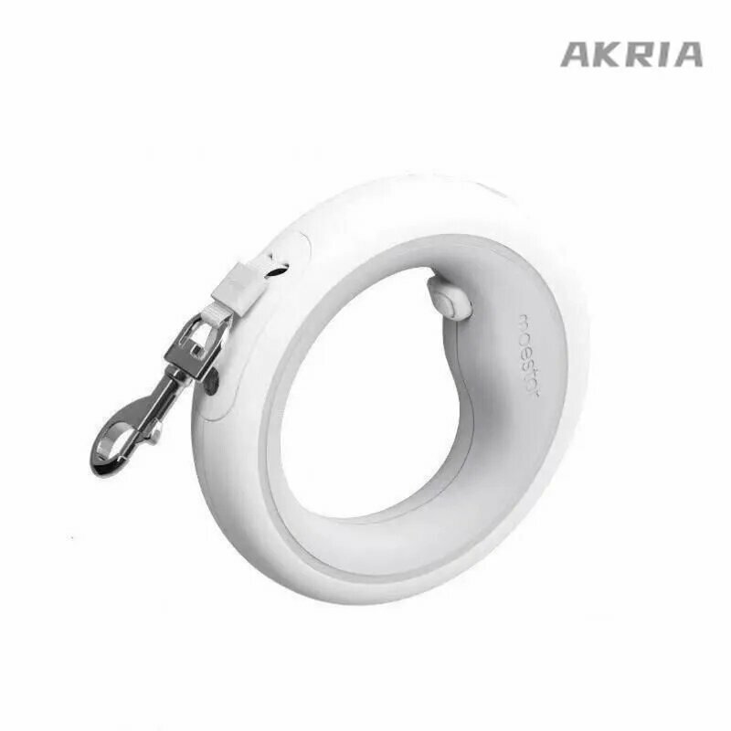 Ударопрочный поводок рулетка для собак Xiaomi Moestar UFO Retractable Leash 2 Plus с фонариком