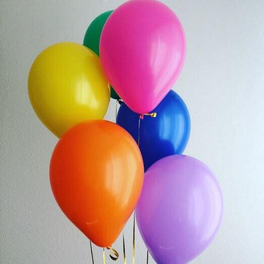 Фонтан из воздушных Шаров разноцветных