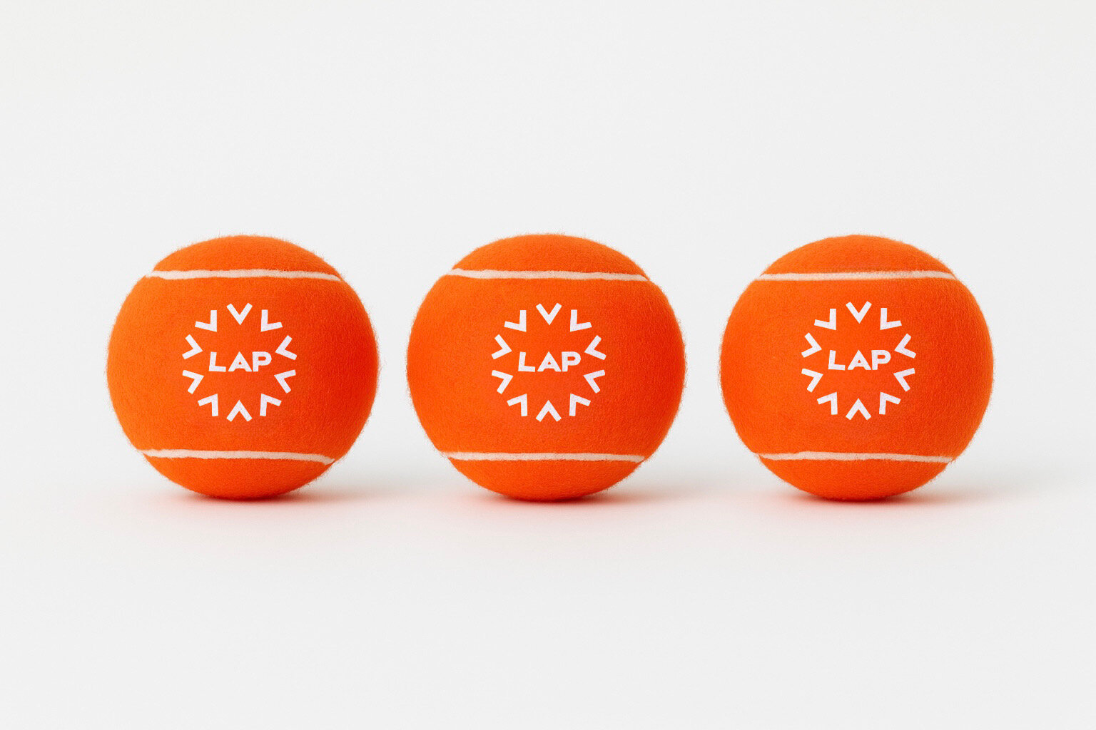 Мяч для лапты, для тенниса/ Комплект мячей для игры в лапту, теннис три мяча диаметр 6,5см; мяч оранжевый LAP