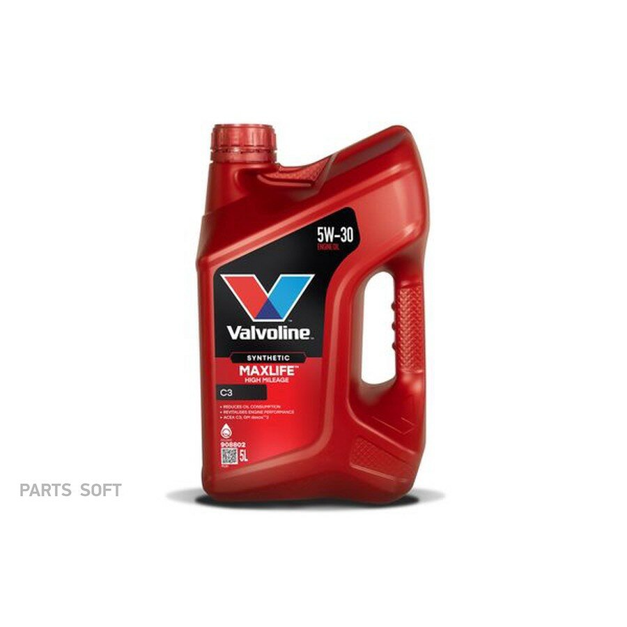 Масло моторное VALVOLINE MAXLIFE C3 5W-30 5л от официального дистрибьютора, VALVOLINE, артикул 908802