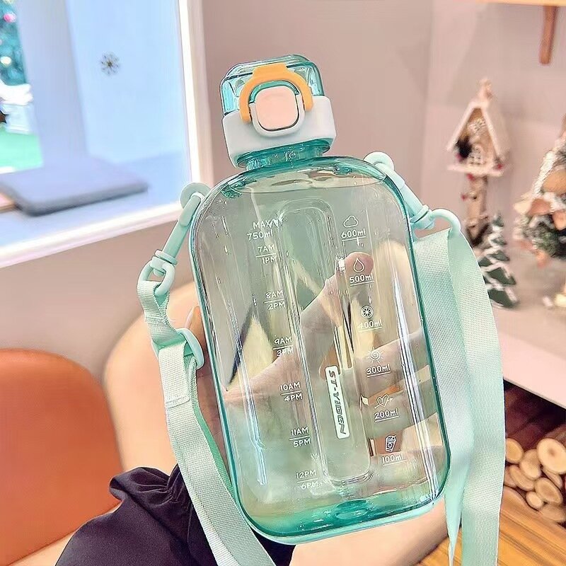 CREAWIND пластиковая бутылка для воды 750 мл, 750ml, Бирюзовый