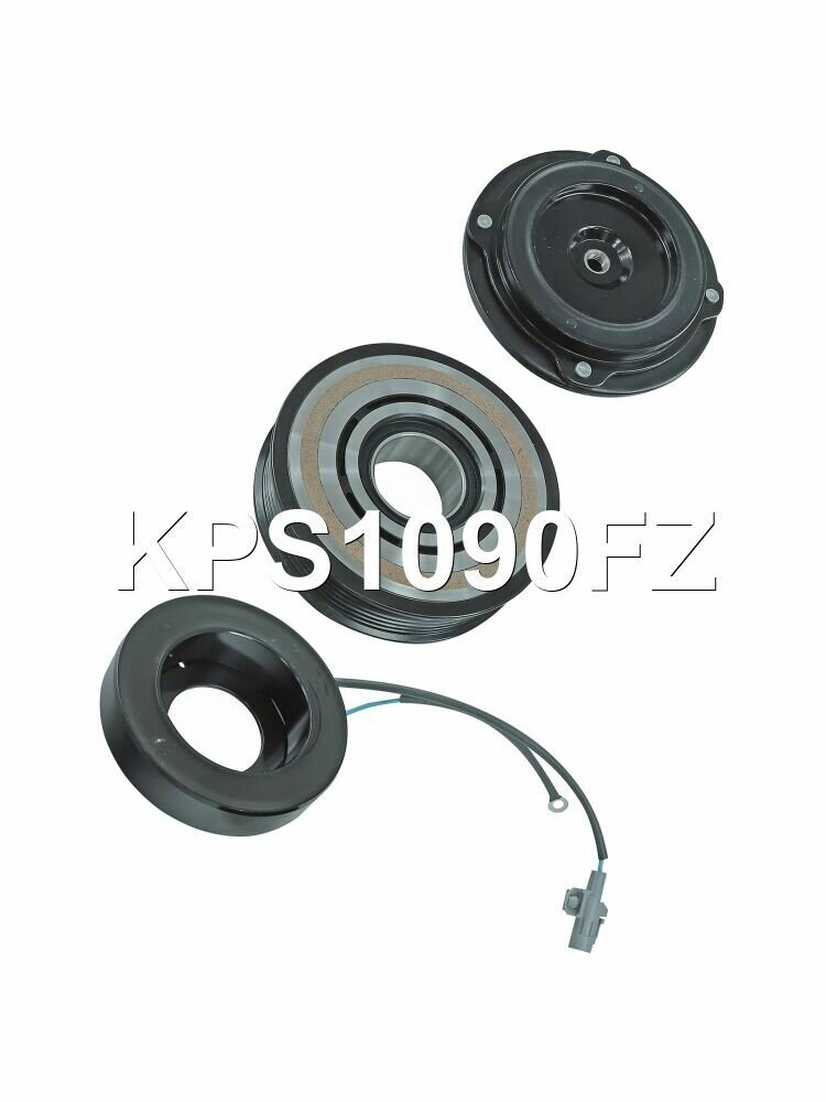 Шкив компрессора кондиционера в сборе Krauf KPS1090FZ для BMW 1 E82 E88 3 E92 E93 6 E63 E64