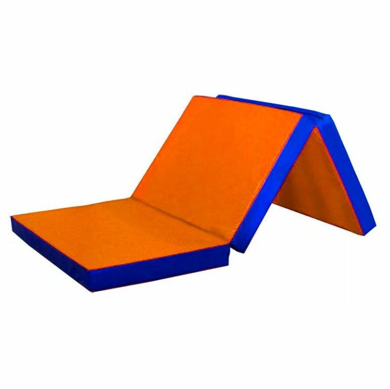 Мат для приземления SportPanda, 2 х 3 х 0.2 м, складной, тент ПВХ + поролон, 22кг/м3