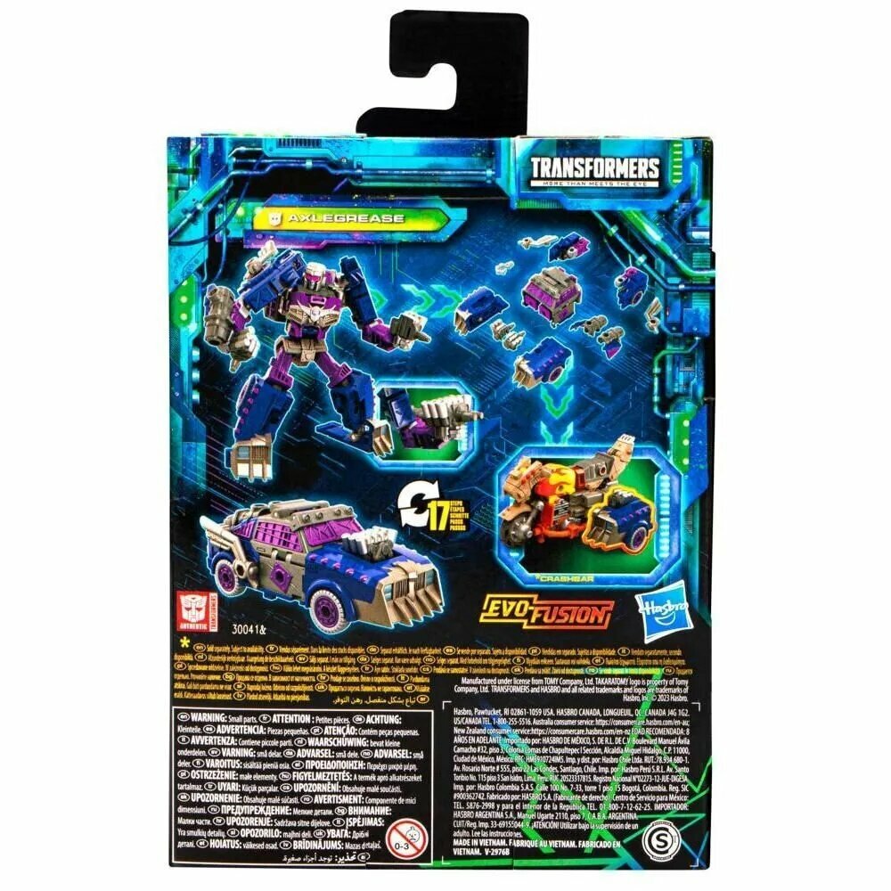 Трансформеры игрушки Hasbro Transformers Legacy Evolution Deluxe Class Axlegrease (14cm) F7199 — фото 1