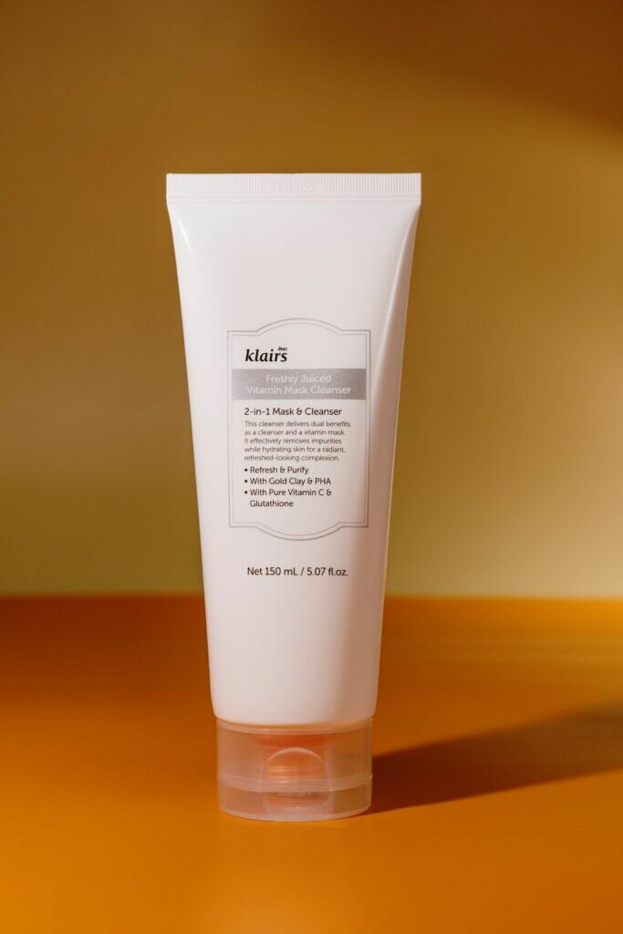 Dear, Klairs Витаминная маска-пенка для умывания Freshly Juiced Vitamin Mask Cleanser, 150ml