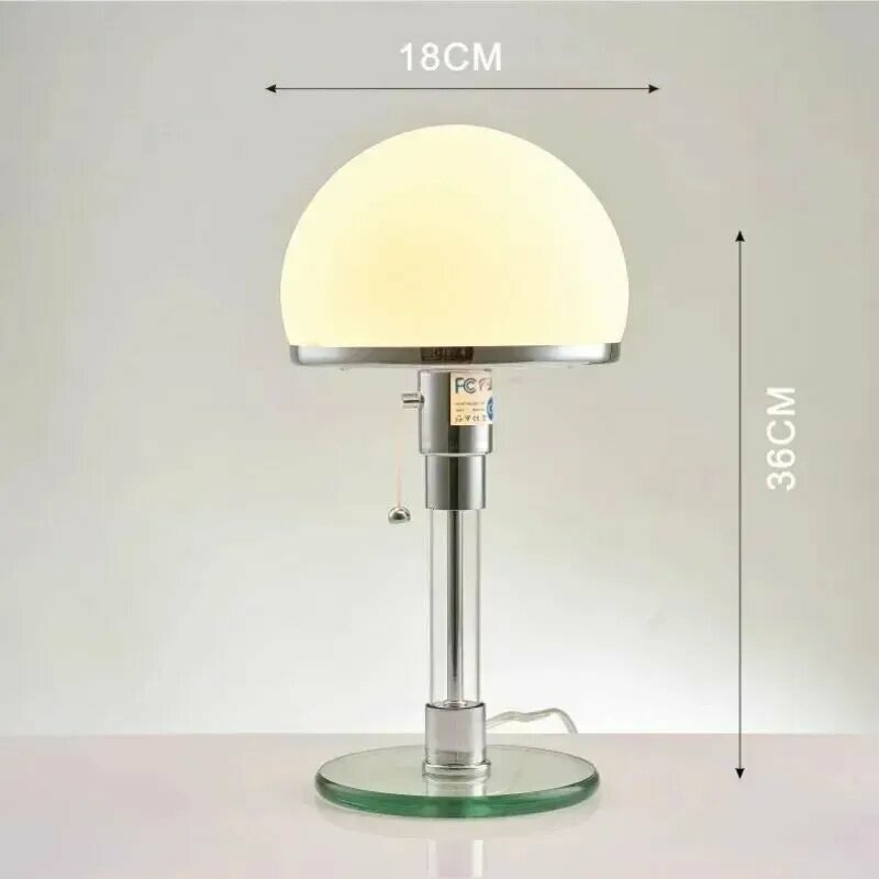 Дания Bauhaus Настольная лампа Nordic Style Personality Fashion Simple Medieval Study Bedside Настольная лампа для чтения