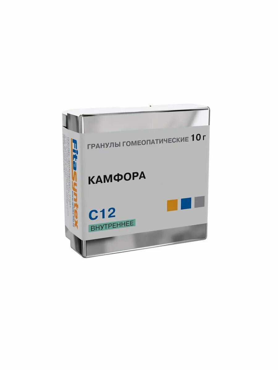 Камфора С12, гранулы гомеопатические моно, 10 грамм , Фитасинтекс