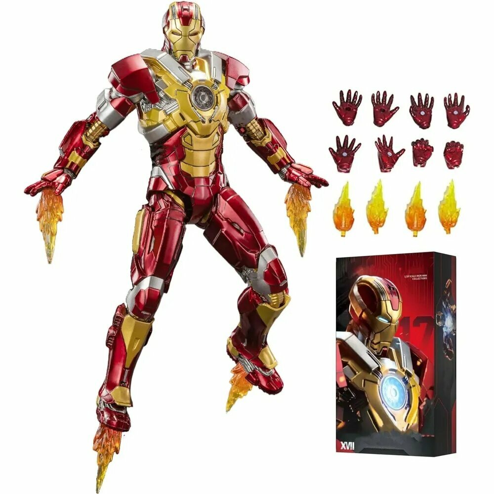 Фигурка Marvel 18см Железный человек 3 Марк 17, Разбиватель сердец