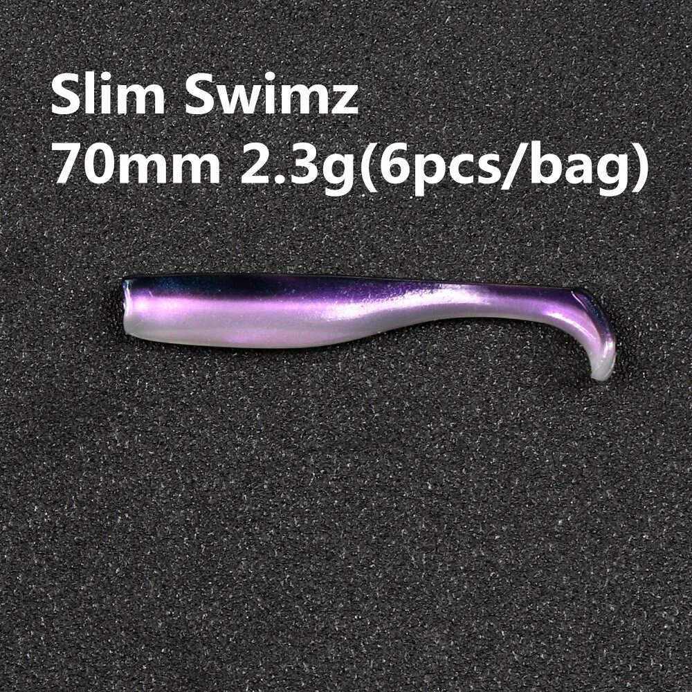 KMRESA Slim Swimz 70mm 2.3g, Цвет: 11, 6 шт