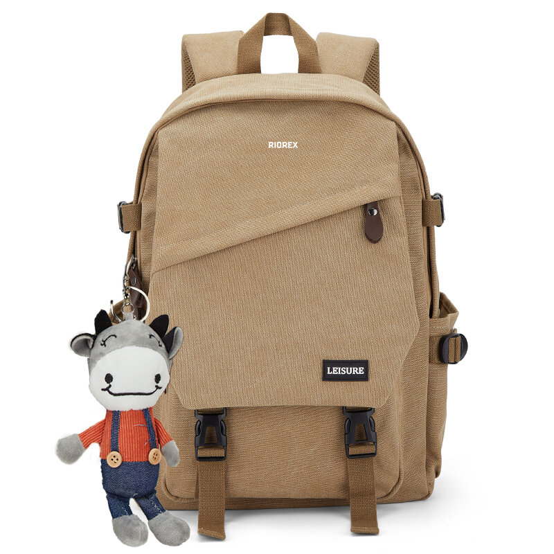 Рюкзак унисекс RIOREX многоцветный, khaki canvas upgraded large size (with doll)