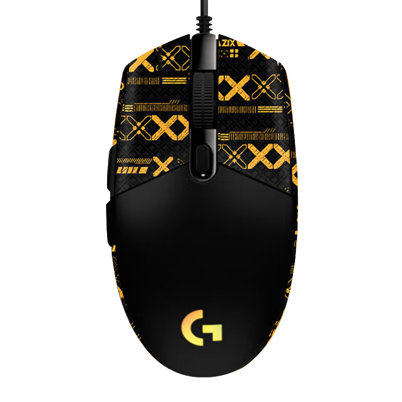 Игровая мышь Logitech G102 проводная с RGB Flow, лёгкая, 8000DPI, purple, small mouse pad