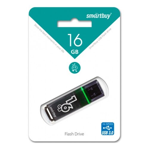 Флешка USB SmartBuy карта SB16GBGS-DG 16GB GLOSSY SERIES DARK