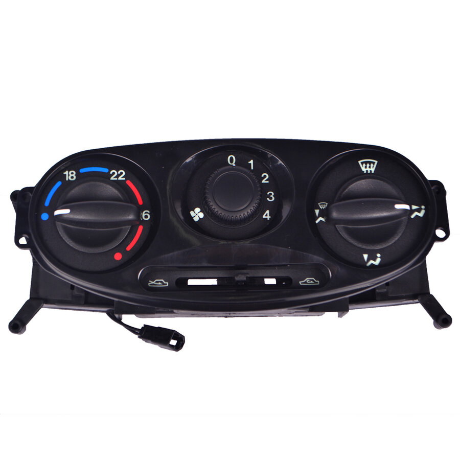 Блок управления отопителем салона ВАЗ 1118 с кондиционером (с цифровой шкалой) (артикул 11180-8128020-01)