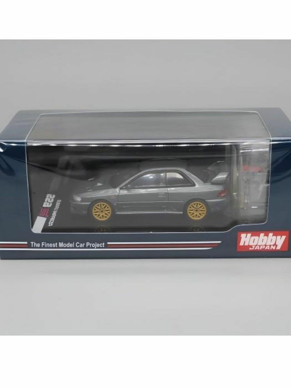 Машинка Hobby Japan 1/64 Subaru Impreza WRX Impreza STI Gray GM Die-cast Alloy Car Model Collection Toy Gift