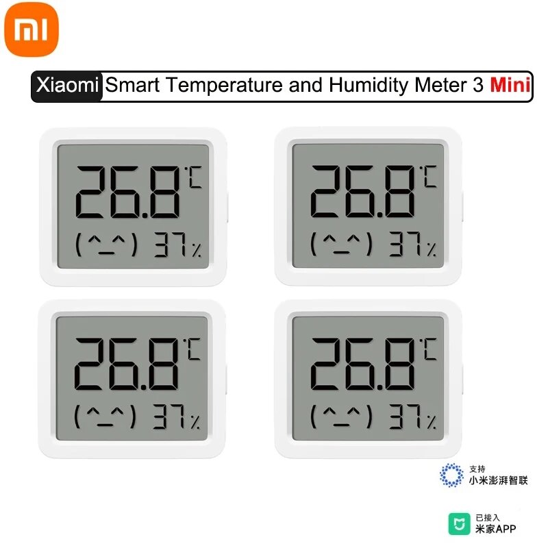 Xiaomi Mijia Smart Temperature Humidity Sensor 3 MINI 2pcs — фото 1