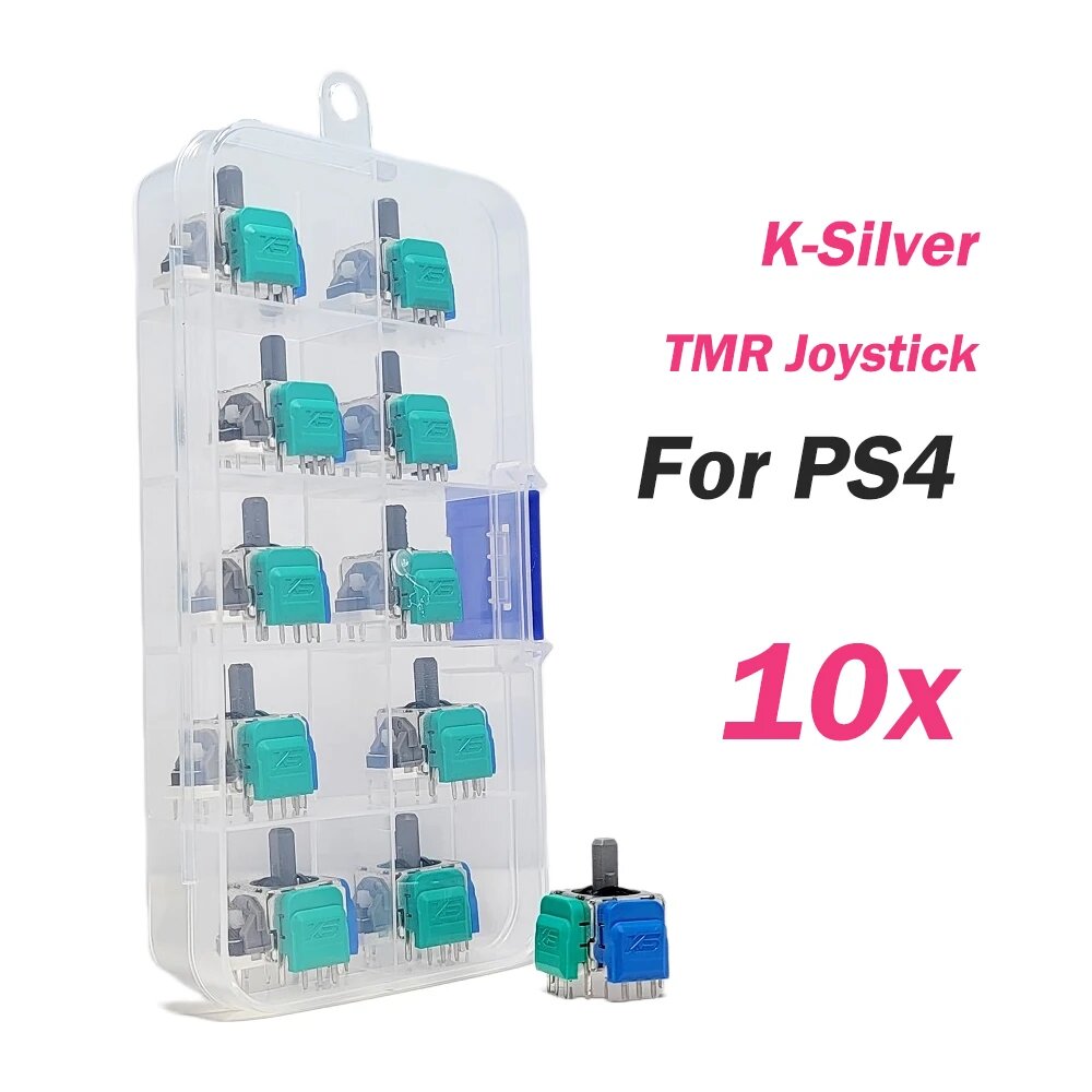 K-Silver JS13 Pro+ TMR Джойстики для Switch Pro PS5 PS4 Xbox Series Xbox One 10pcs for PS4