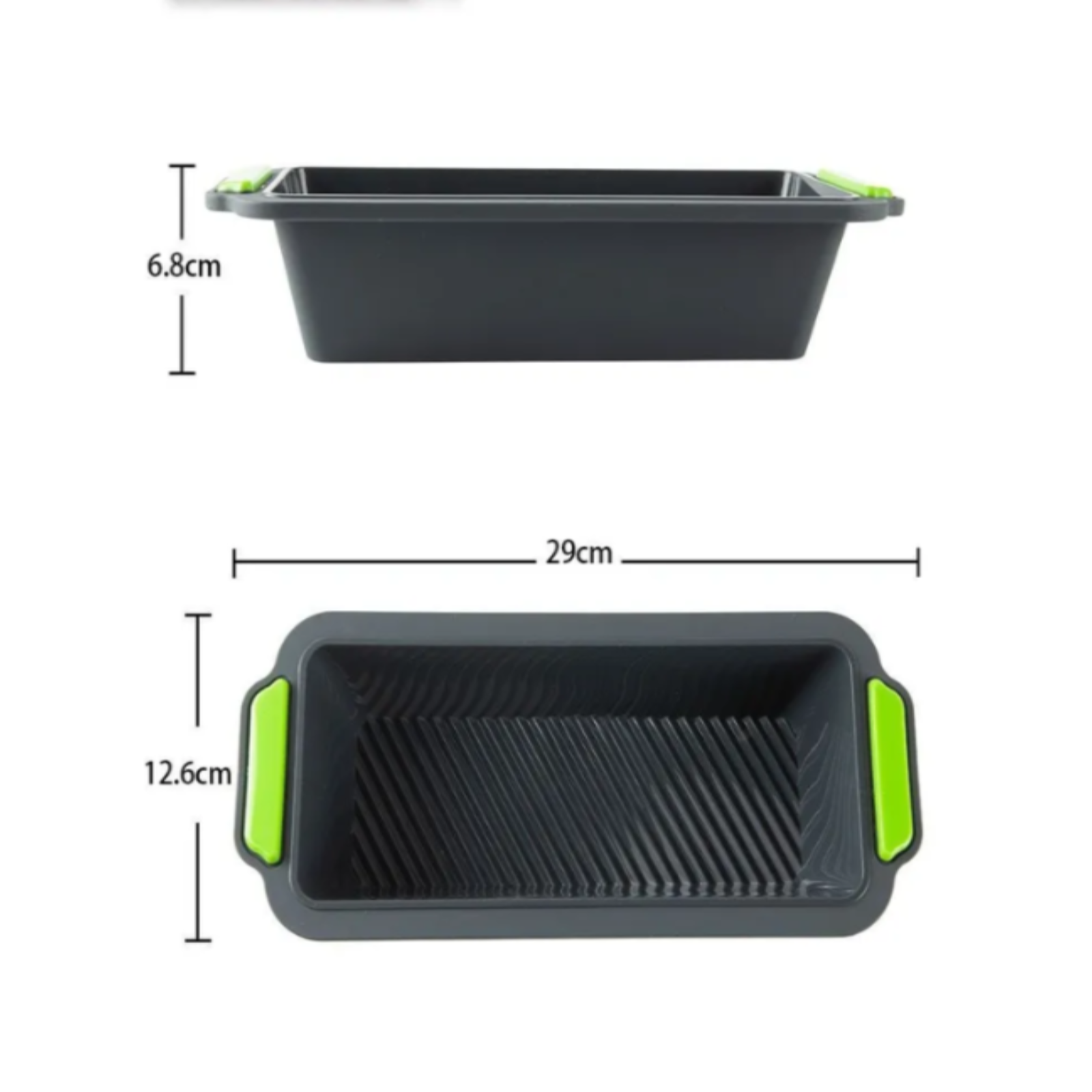Форма для выпечки, прямоугольная, 1 шт, 13 см x 29 см, силиконовая, пищевая соль, термостойкая, для пирогов, хлеба, универсальная, безопасная для микроволновки, духовки, морозильника, посудомоечной машины