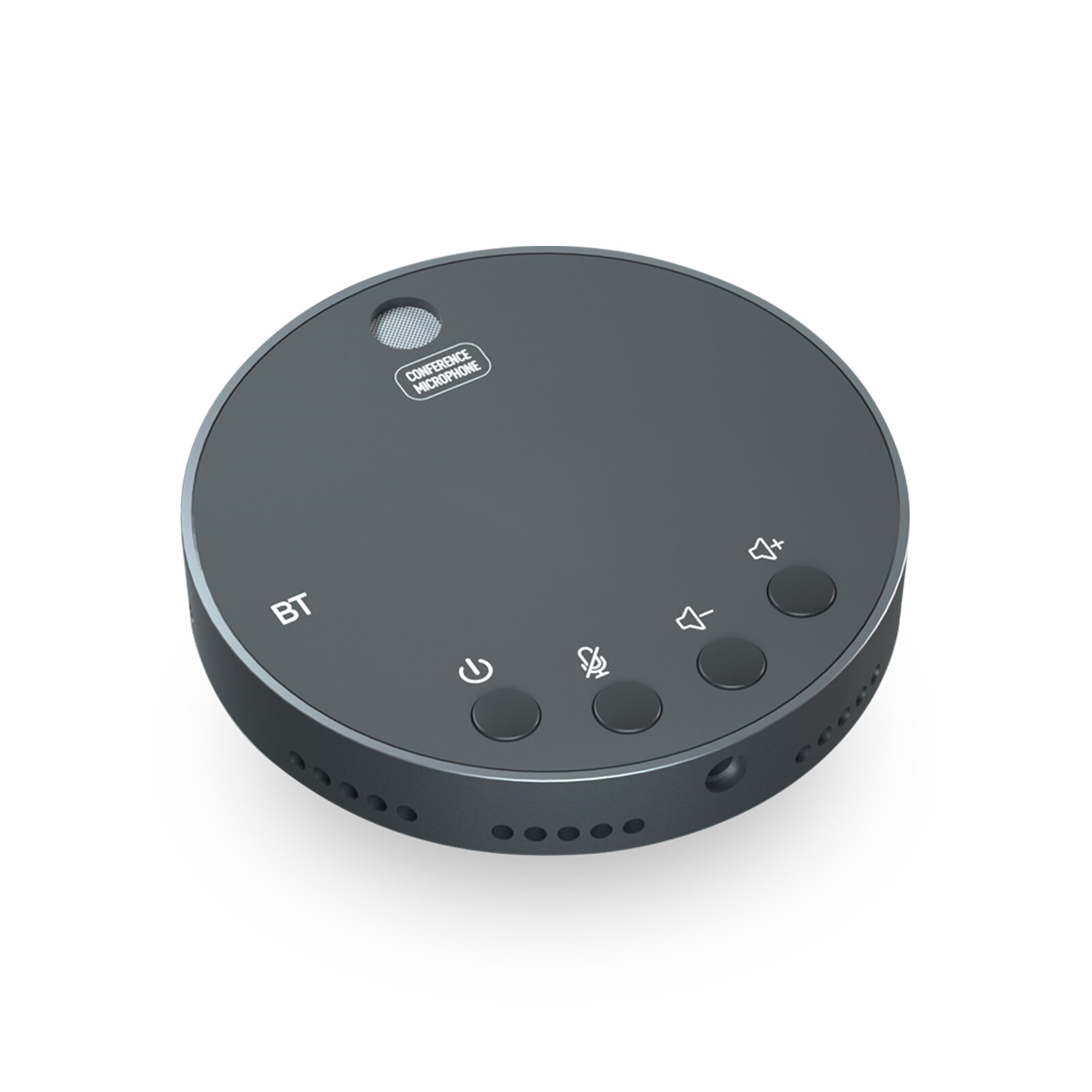 Desktop USB Conference Speakerphone BT Microphone 360° Omnidirectional Condenser Plug & Play PC Computer Mic with Speaker Mute/Volume Function Compatible with Windows Mac for PC Laptop Video размер Φ12cm интерфейс Type-C длина провода 2m батарея 350mAh