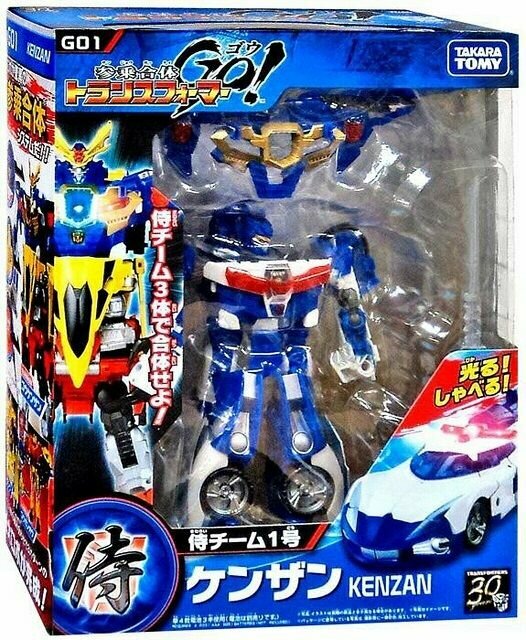 Трансформеры игрушки Takara Tomy G01 Kenzan Samurai Police Car Transformers Go! EG Collection