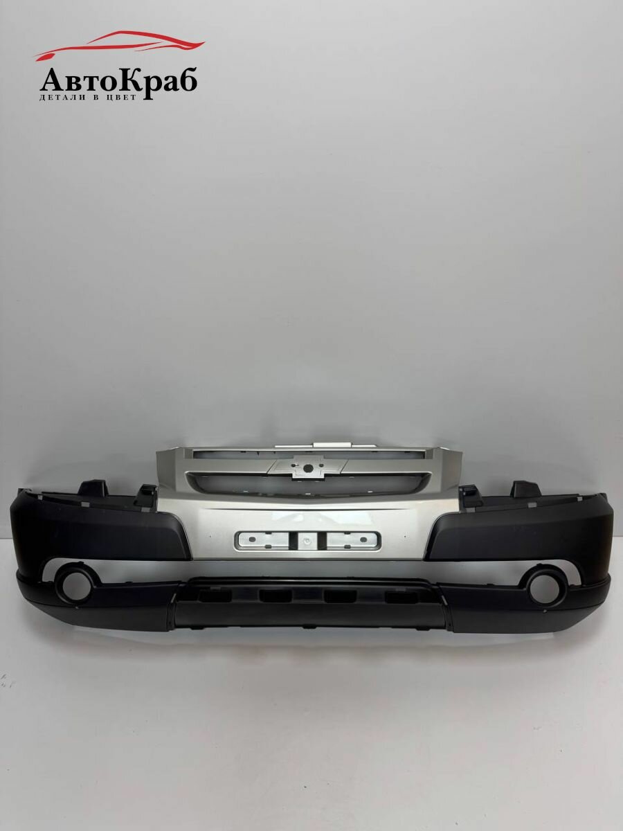 Бампер передний в цвет для Шевроле Нива рестайлинг 2009 - 2020 г. 158 - аустер