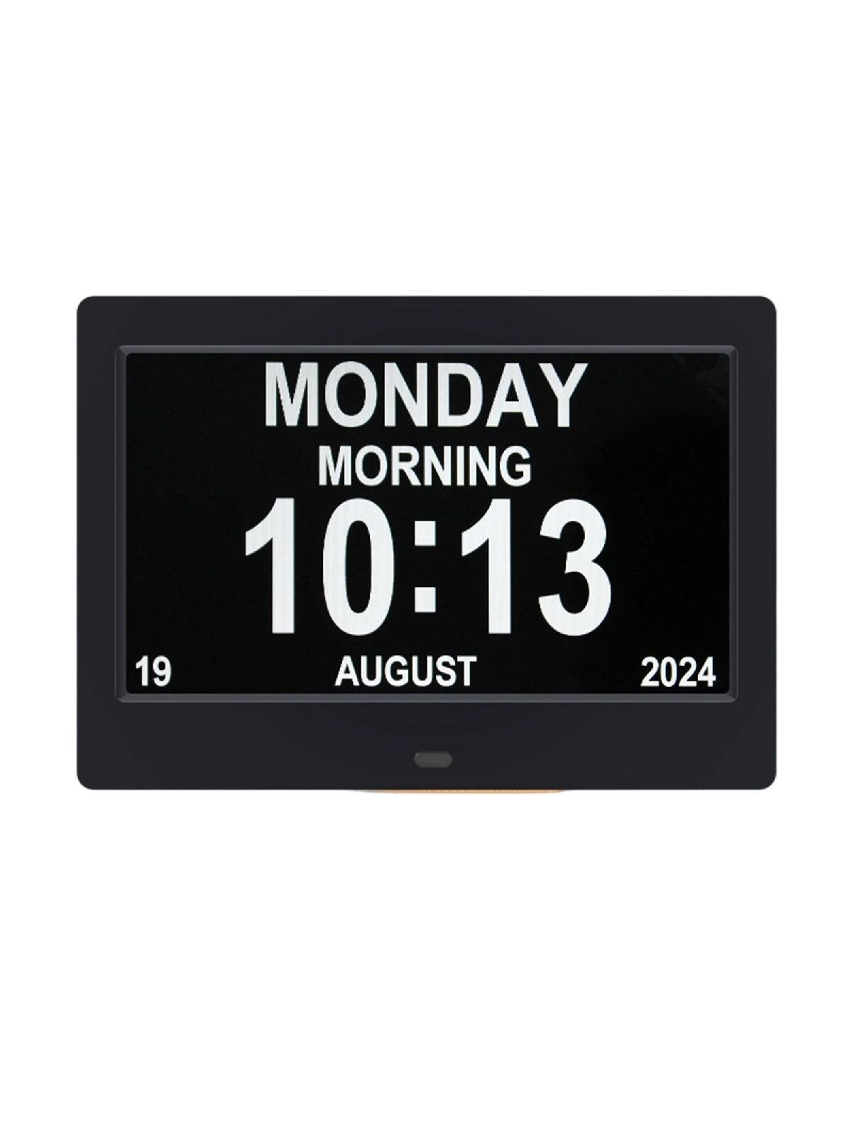 Современные цифровые ЖК-часы с крупным шрифтом, отображающие дату и неделю для пожилых людей
