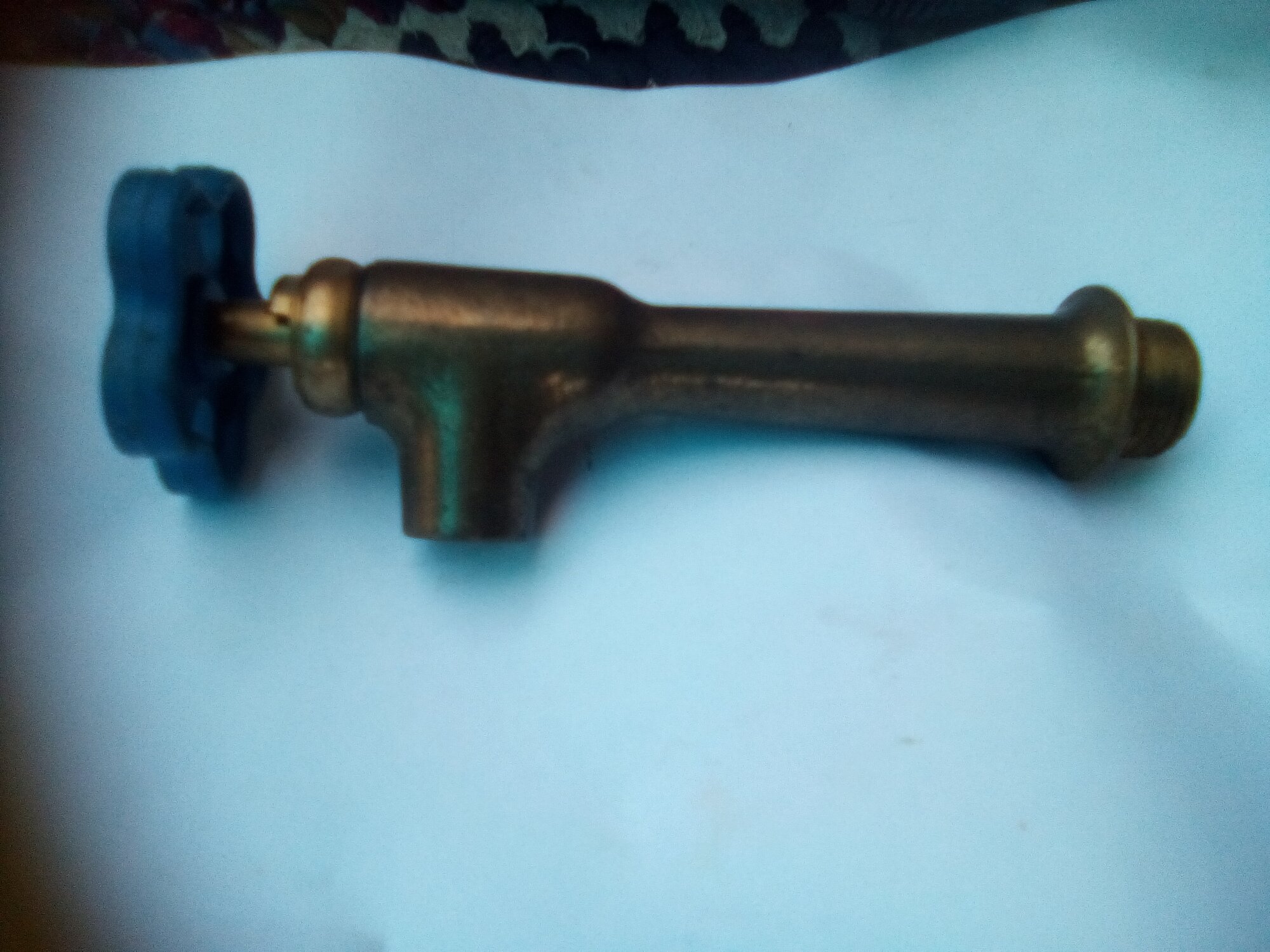 Кран водоразборный 1/2" усиленный концевой садовый СССР с аэратором