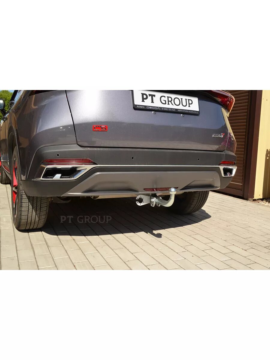 Фаркоп (полностью оцинкованный условно-съемный крюк) на OMODA C5 с 2022 г. в.