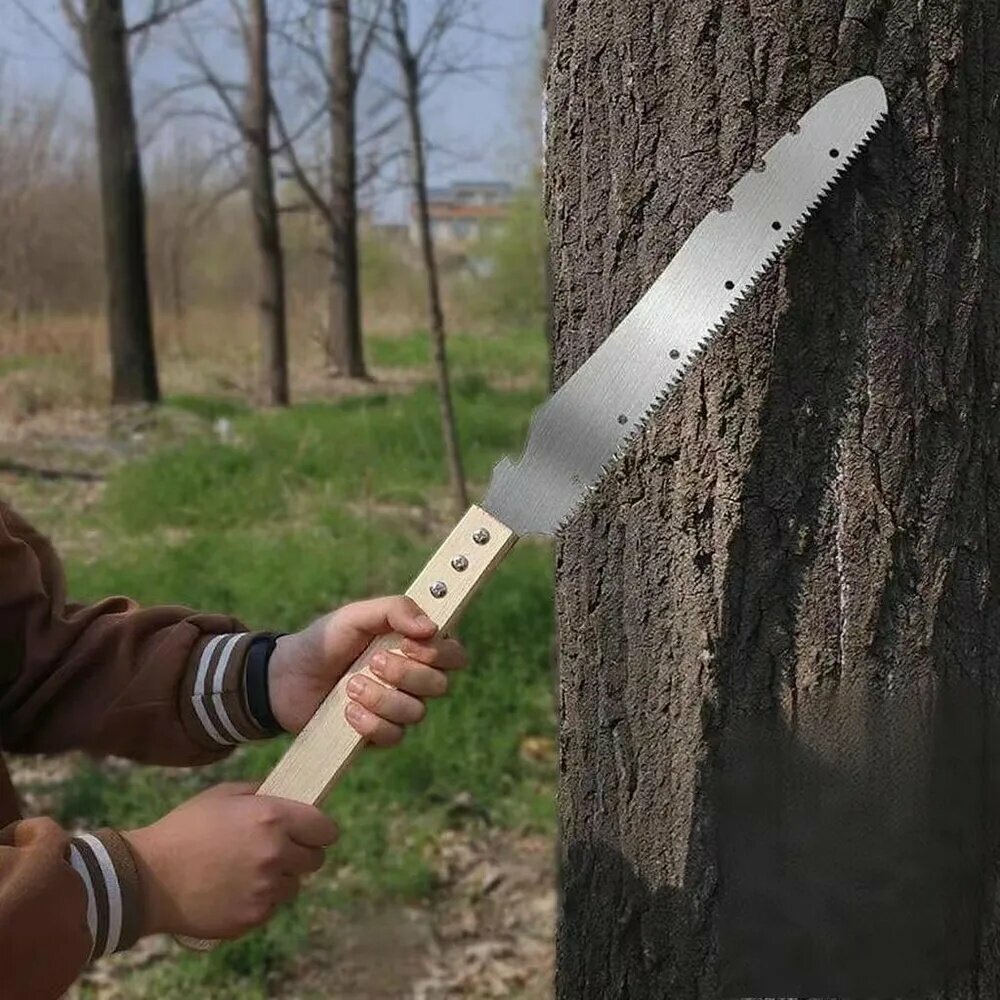 Японская ручная ножовка по дереву, 770 мм, двустороннее полотно 42 мм, пила ручная с деревянной ручкой, чистовой рез, 3-хгранная заточка TPI 14 и 17